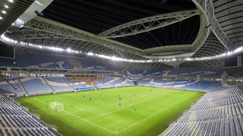 See the first photos of Zaha Hadid's controversial World Cup stadium ...