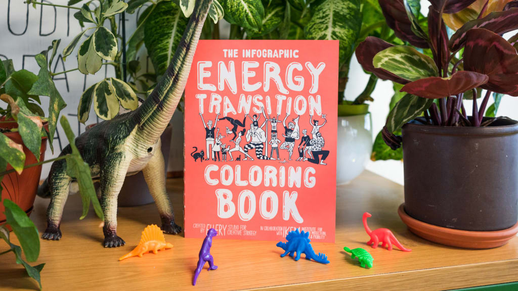 This climate change coloring book illustrates how we transition to ...