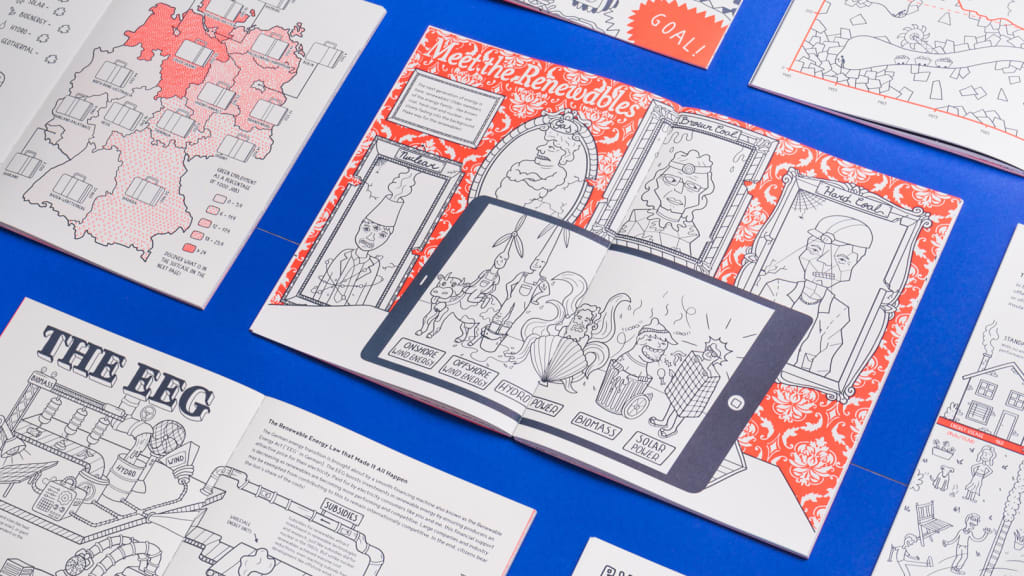 This climate change coloring book illustrates how we transition to ...