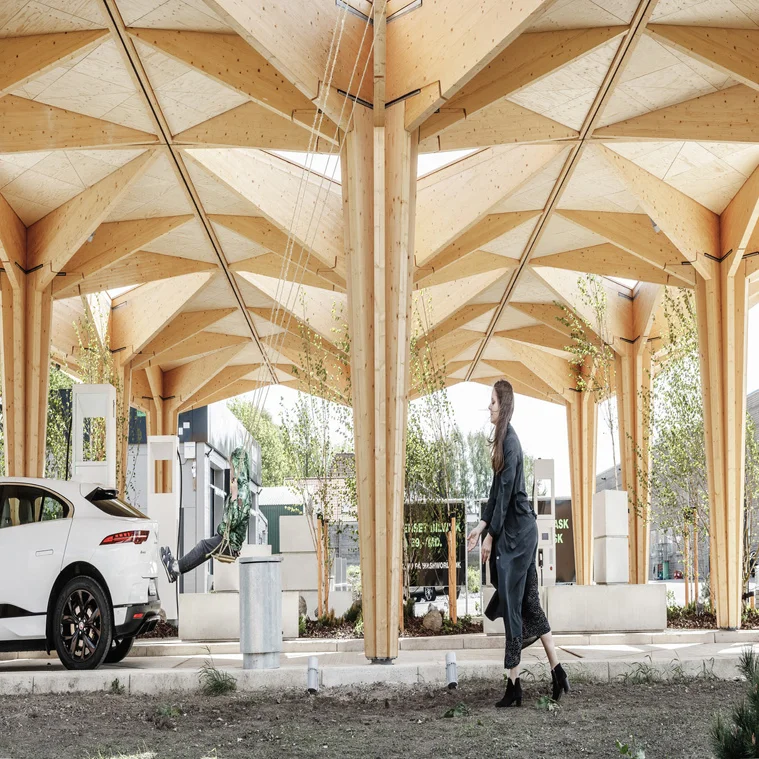 These beautiful electric charging points are the gas station of the ...