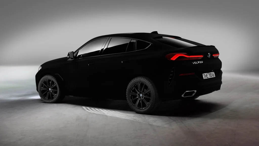 The first car painted with the world's "blackest black" is deeply ...