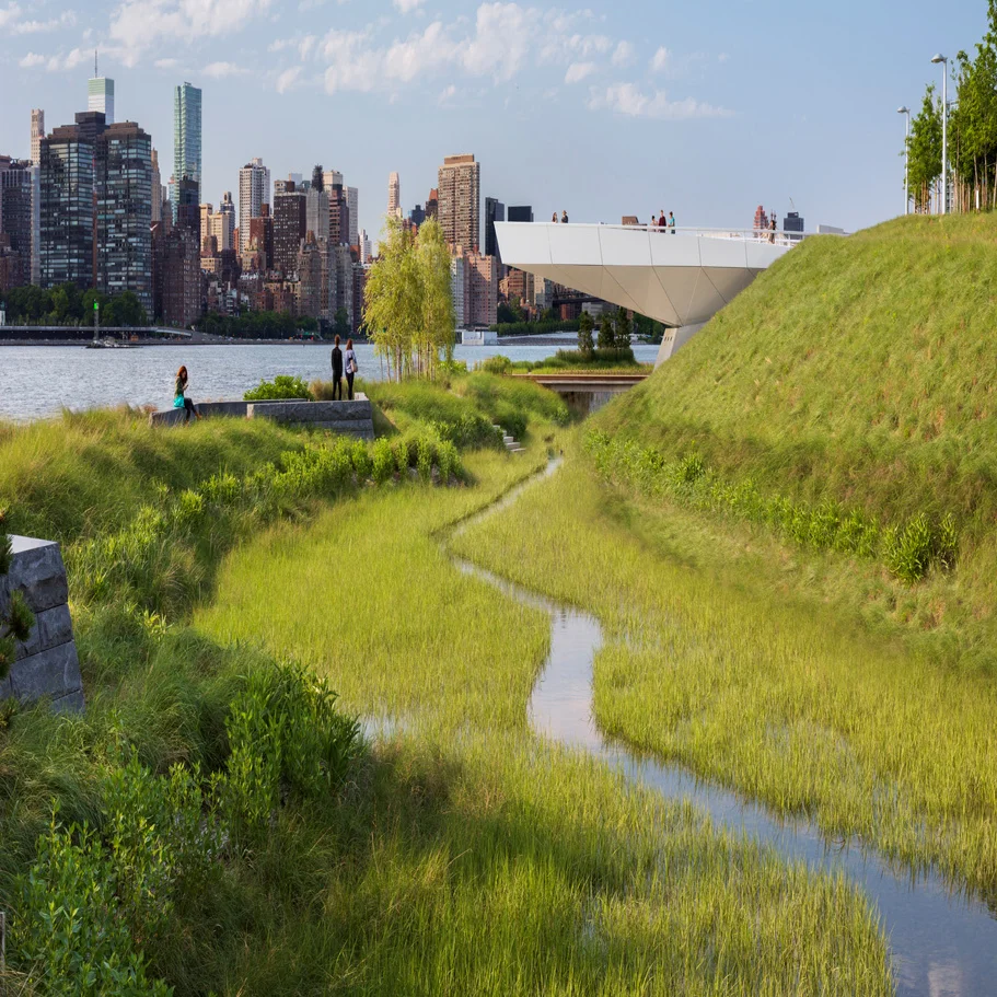 This public park is a model for urban design in the age of climate ...