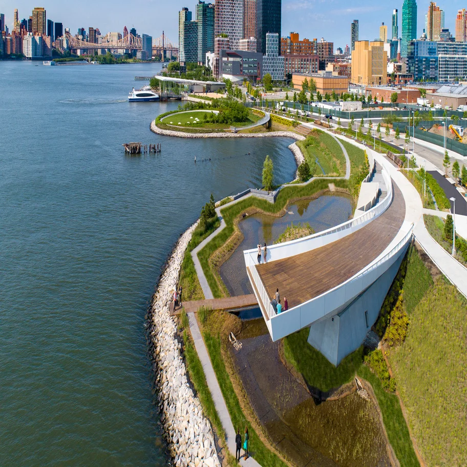 This public park is a model for urban design in the age of climate ...