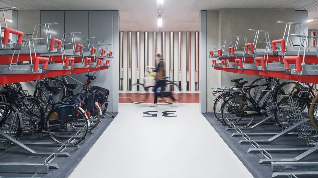 What it's like inside the world's largest bike parking garage - Fast Company