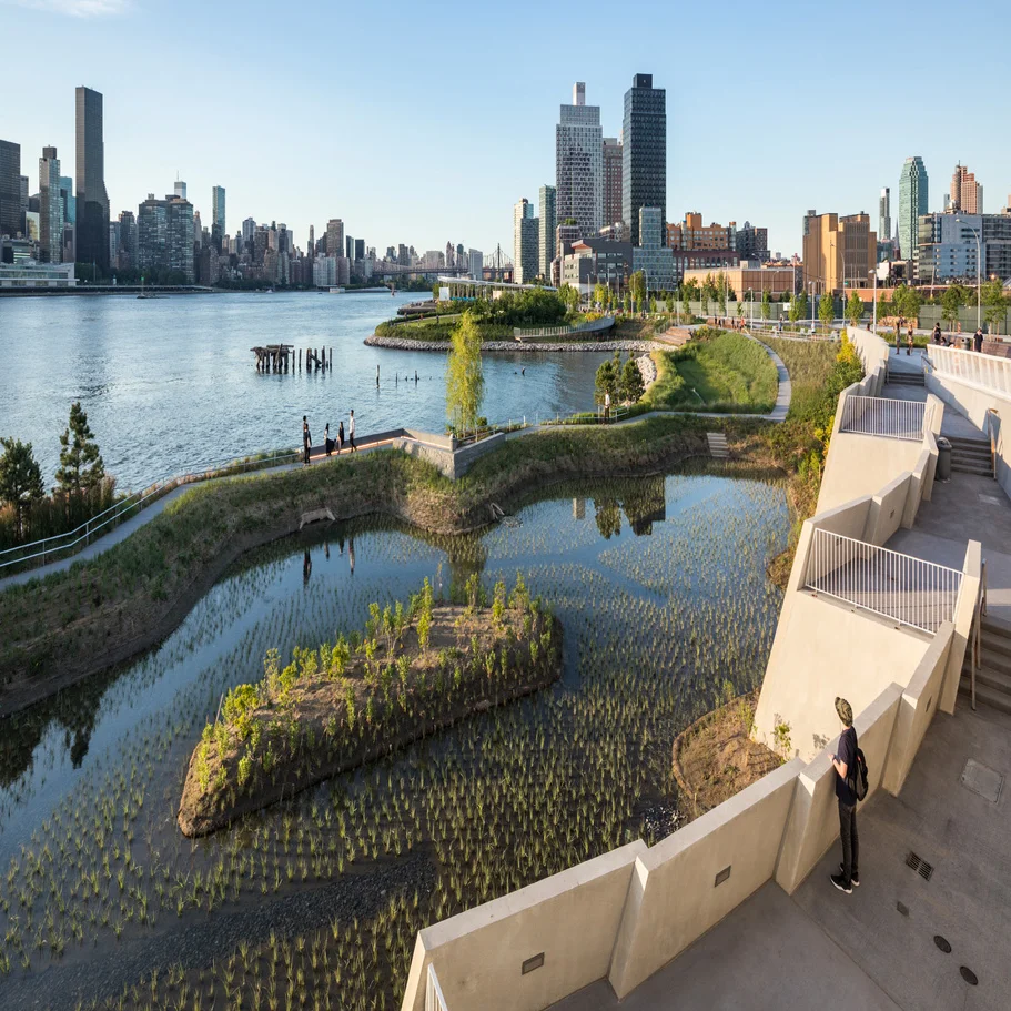 This public park is a model for urban design in the age of climate ...