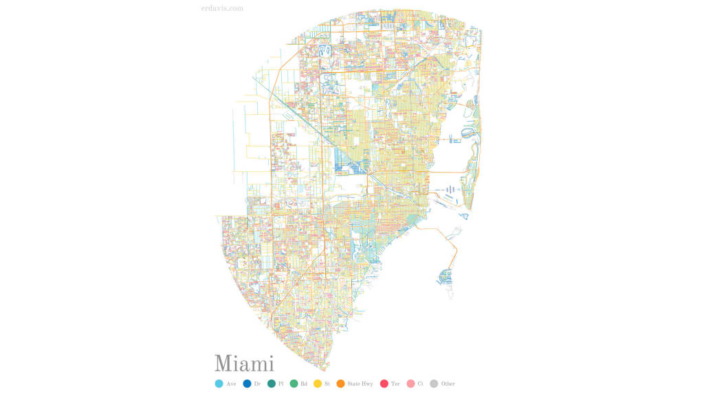These colorful maps reveal the hidden logic of your city's street names ...