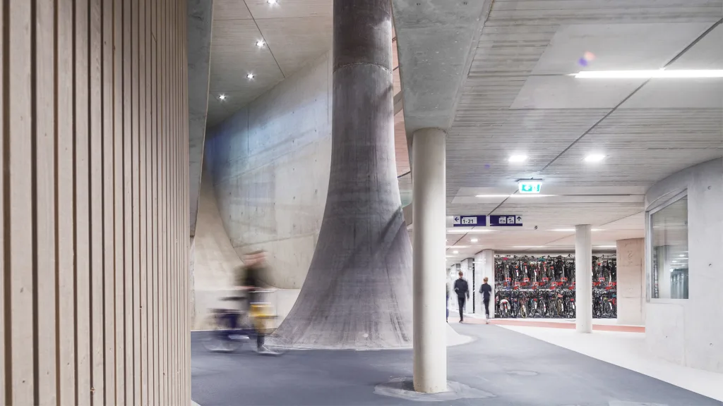 What it's like inside the world's largest bike parking garage - Fast Company