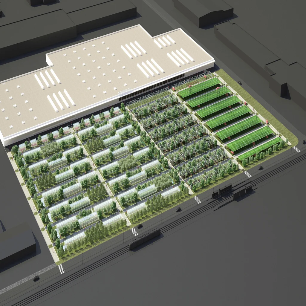 2 Story Parking Lot Design Two Storey Car Park Low Poly