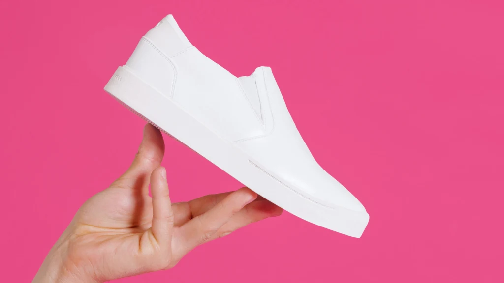 When you wear out these white shoes, you can send them back to be 100% ...