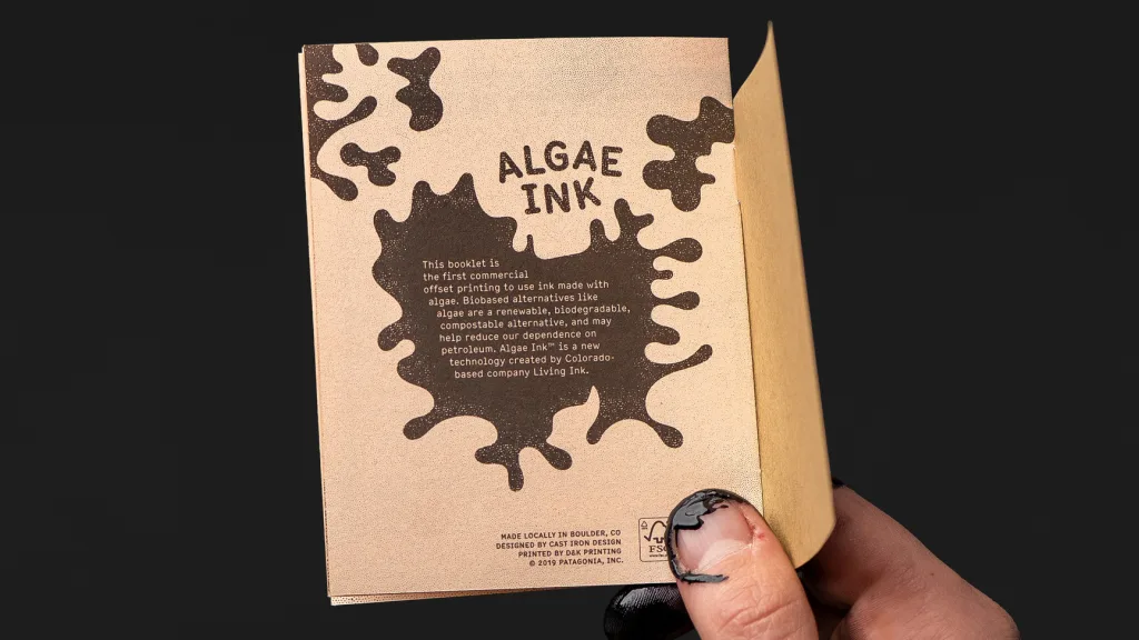 The first algae-based ink is derived from spirulina instead of ...