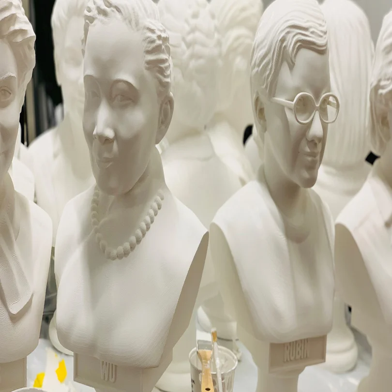 These 3D-printed sculptures celebrate amazing women in science and tech ...