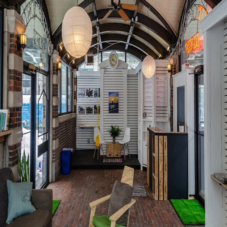 This nonprofit turns vacant storefronts into pop-up communal spaces ...