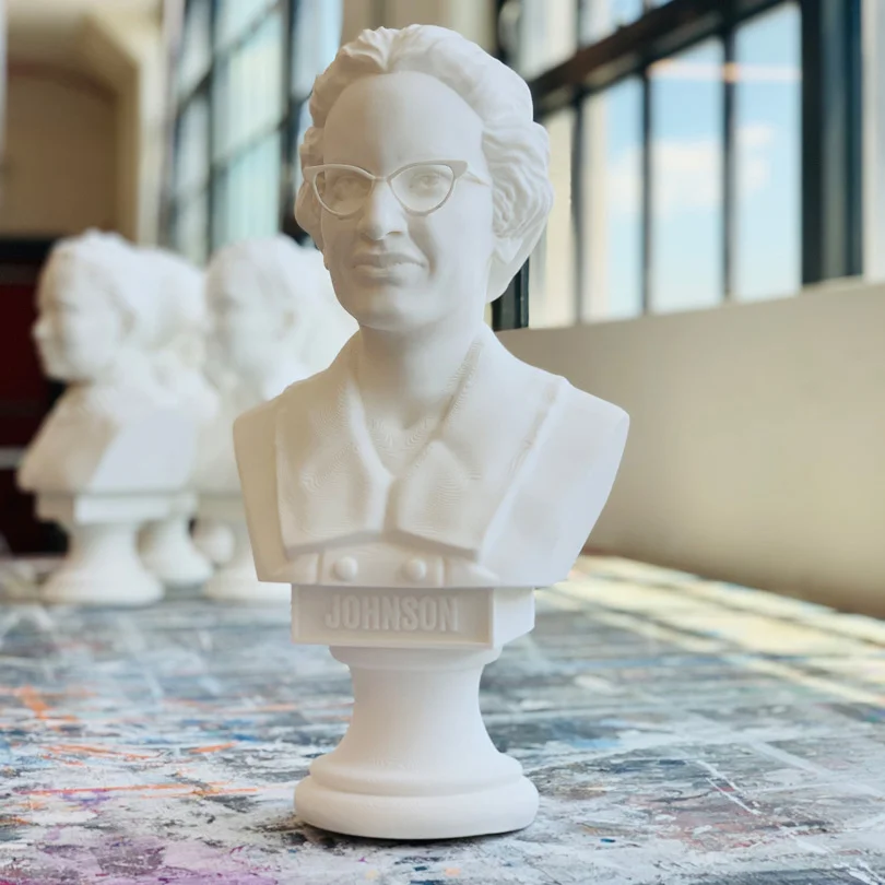 These 3D-printed sculptures celebrate amazing women in science and tech ...