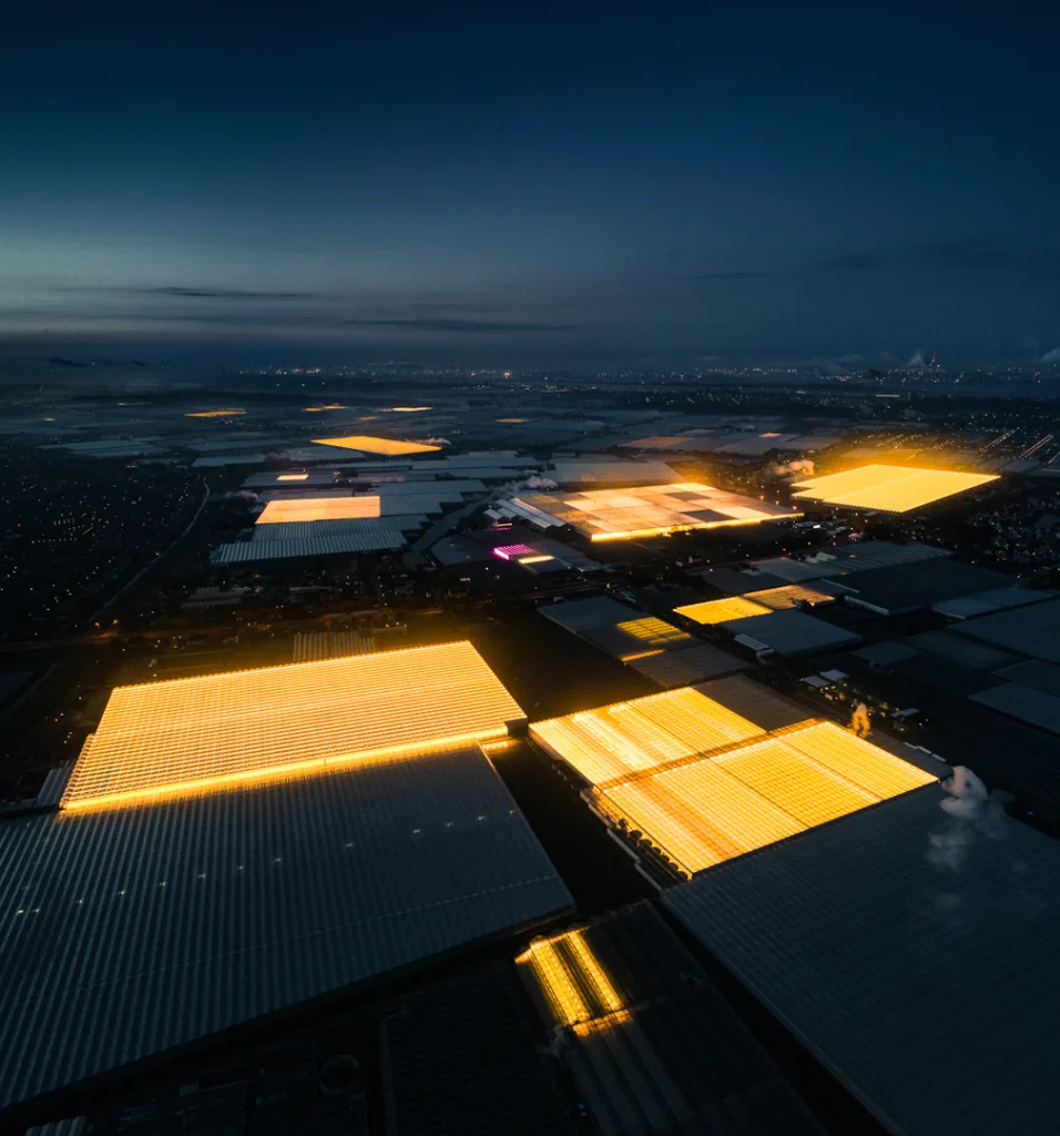 These eerily beautiful glowing buildings are the Netherlands' massive ...