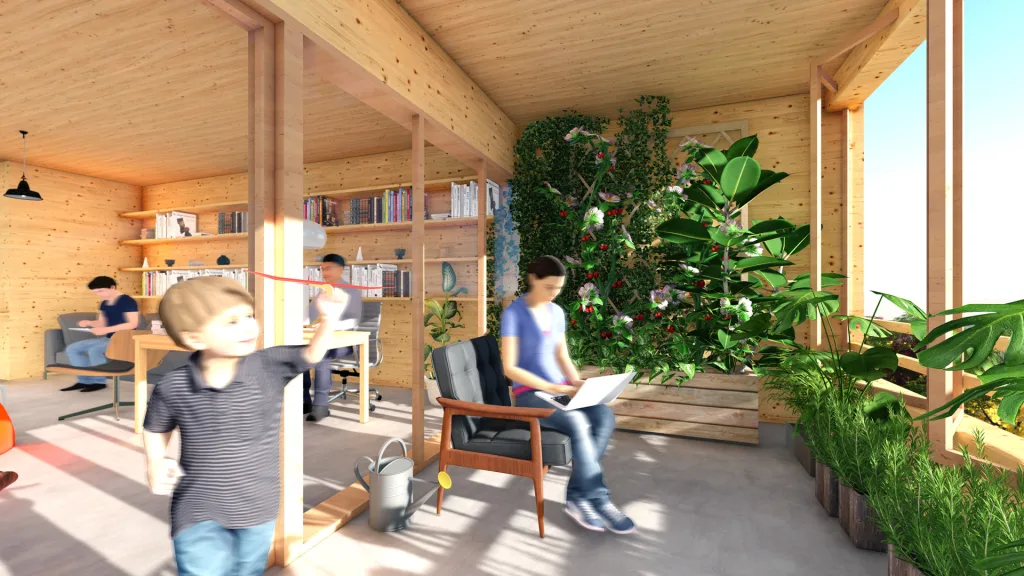 This sustainable neighborhood of the future is designed to manage both ...