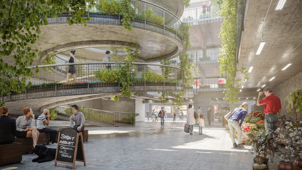 A brilliant plan to turn parking garages into rooftop gardens - Fast ...