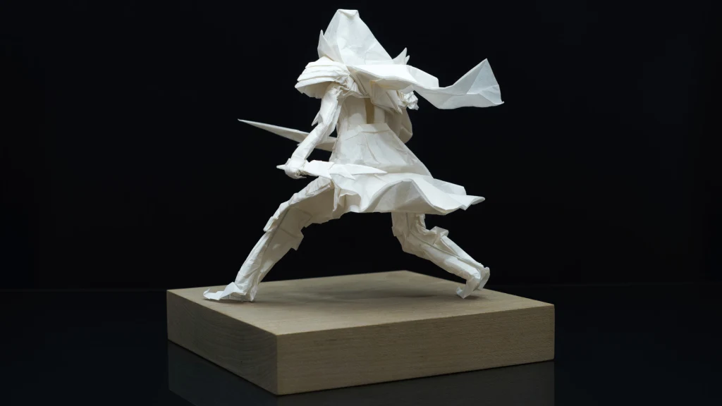 These impossibly detailed origami figures are made of a single piece of ...