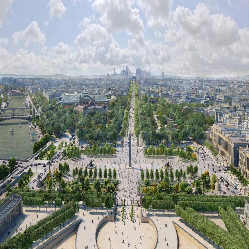 Paris is turning its iconic street into pedestrian gardens - Fast Company
