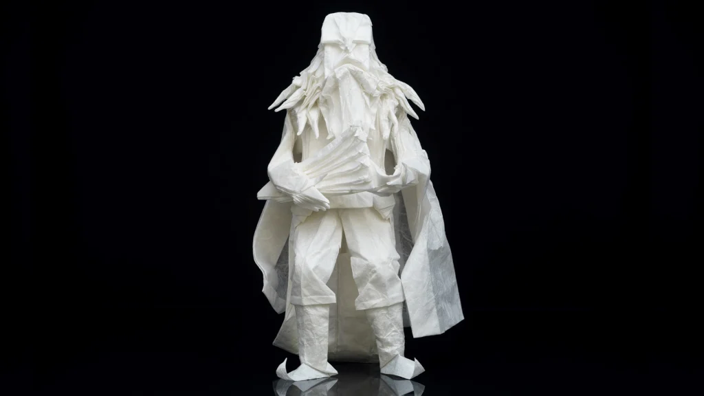 These impossibly detailed origami figures are made of a single piece of ...