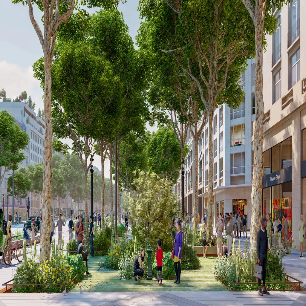 Paris is turning its iconic street into pedestrian gardens - Fast Company