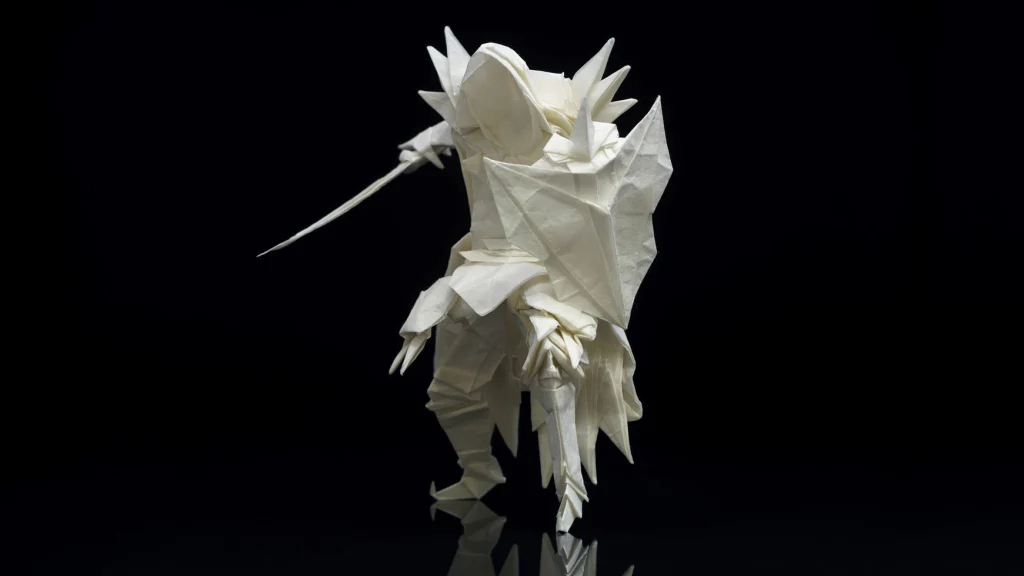 These impossibly detailed origami figures are made of a single piece of ...