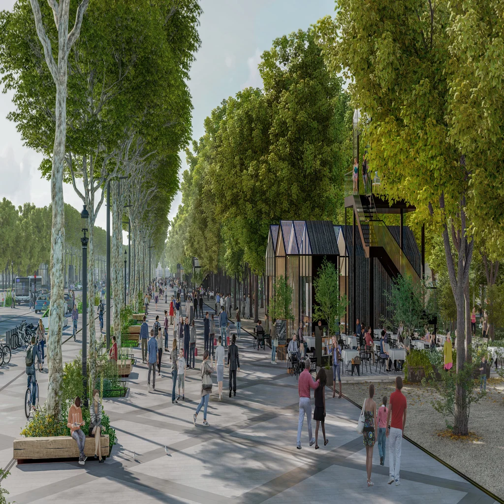 Paris is turning its iconic street into pedestrian gardens - Fast Company