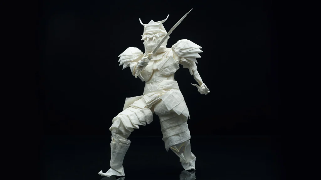 These impossibly detailed origami figures are made of a single piece of ...