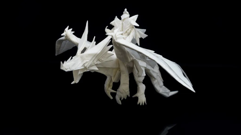 These impossibly detailed origami figures are made of a single piece of ...