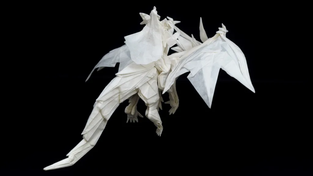 These impossibly detailed origami figures are made of a single piece of ...