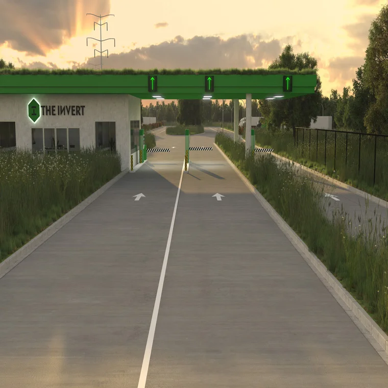 This inverted building saves energy because it's 300 feet underground ...