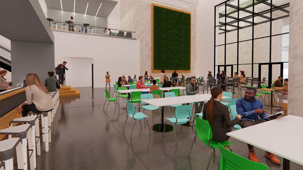 This inverted building saves energy because it's 300 feet underground ...