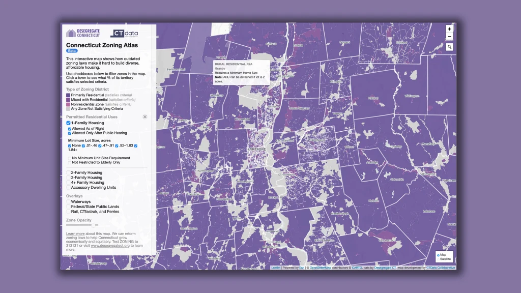 This interactive map shows how making apartment buildings illegal ...