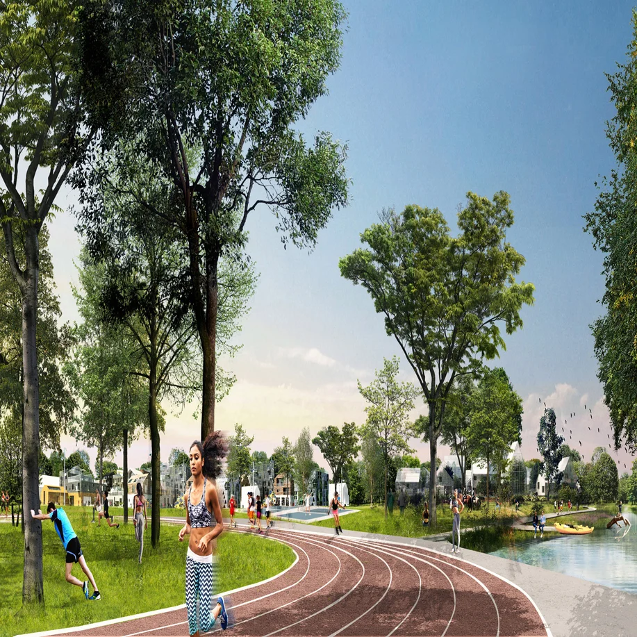 This beautiful suburban neighborhood is missing one thing: The cars ...
