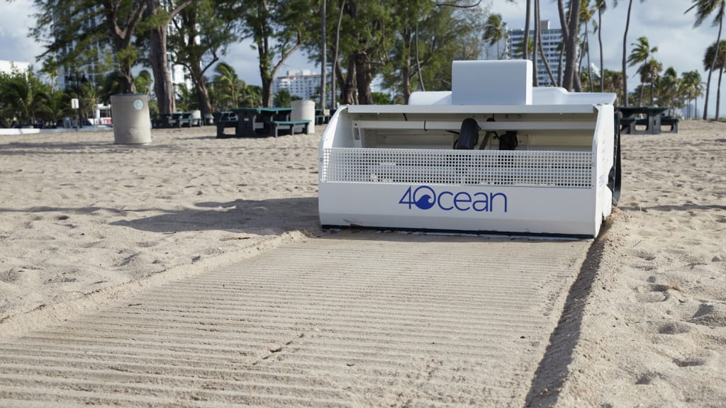 This beach-cleaning robot sifts sand for the tiny plastics that humans ...
