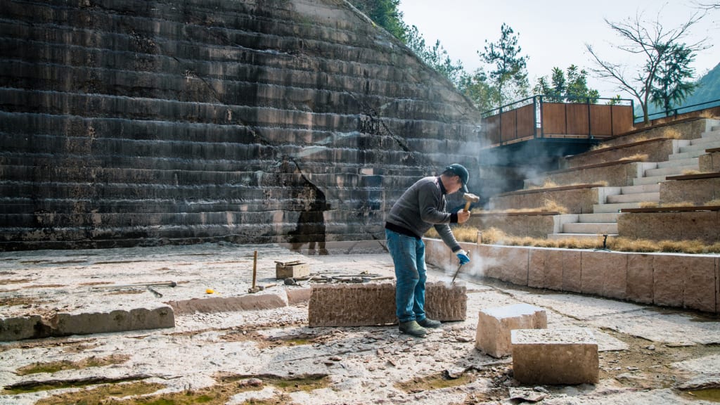 How three abandoned quarries in rural China were transformed into ...