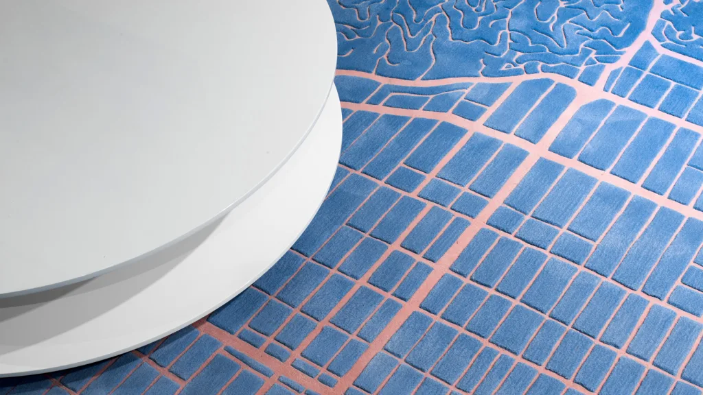 See these stunning geometric rugs inspired by city maps - Fast Company