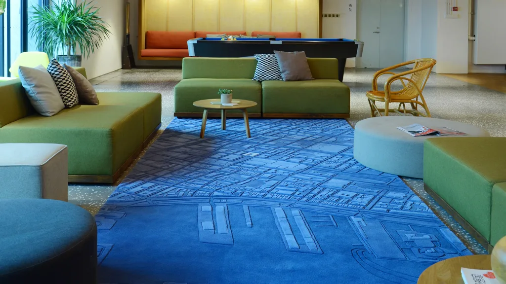 See these stunning geometric rugs inspired by city maps - Fast Company