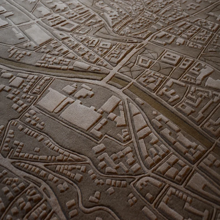See these stunning geometric rugs inspired by city maps - Fast Company
