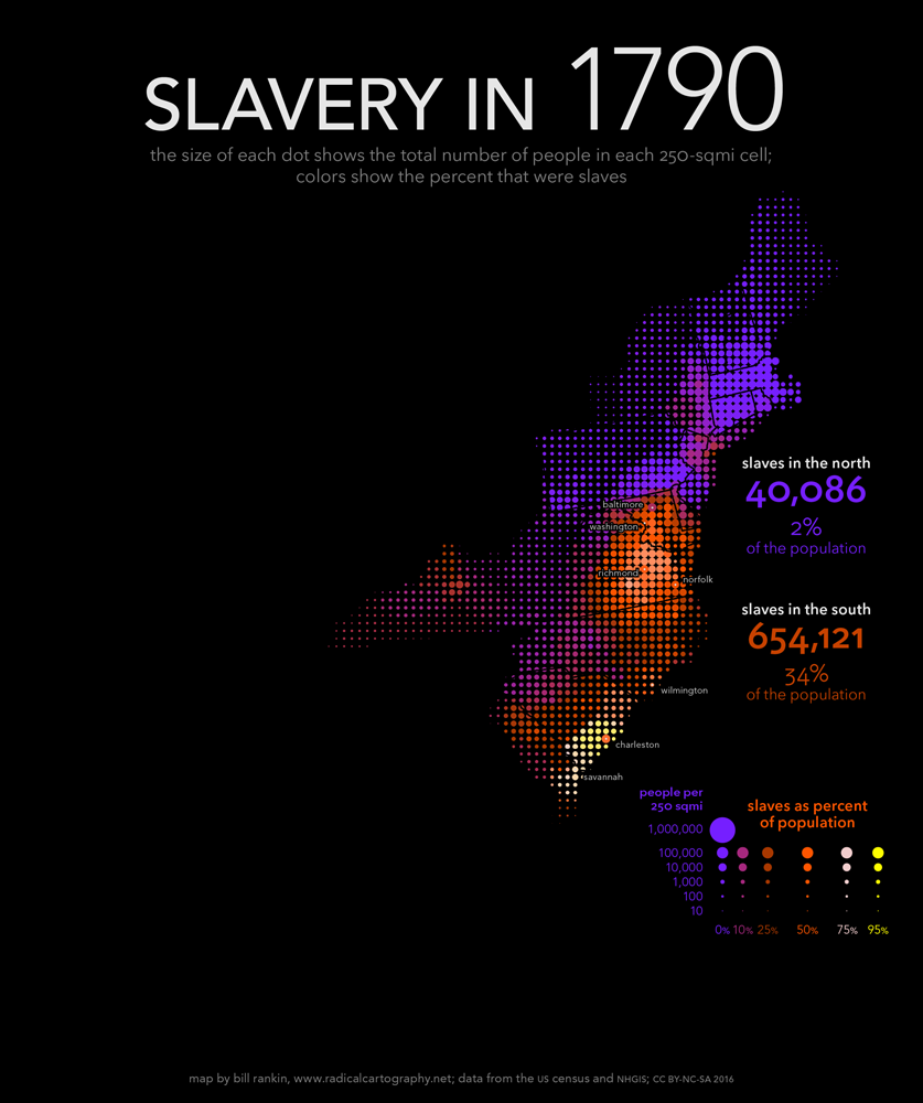 A Radical Cartographer Visualizes Slavery In America - Fast Company