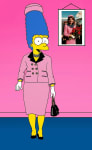 See Marge Simpson As The World's Most Famous Fashion Icons - Fast Company