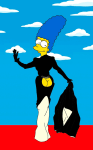 See Marge Simpson As The World's Most Famous Fashion Icons - Fast Company