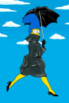 See Marge Simpson As The World's Most Famous Fashion Icons - Fast Company