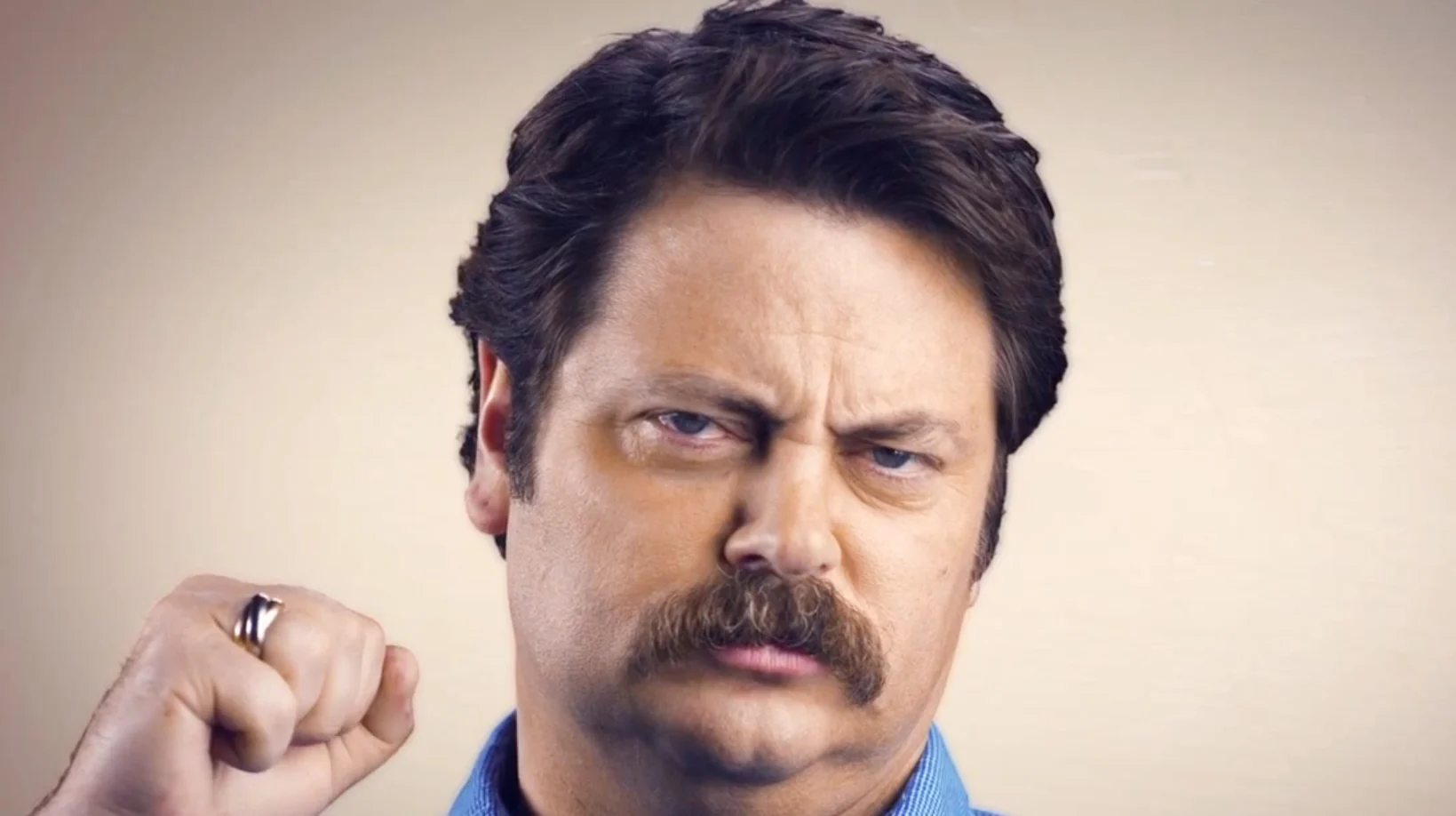 Nick Offerman No Mustache