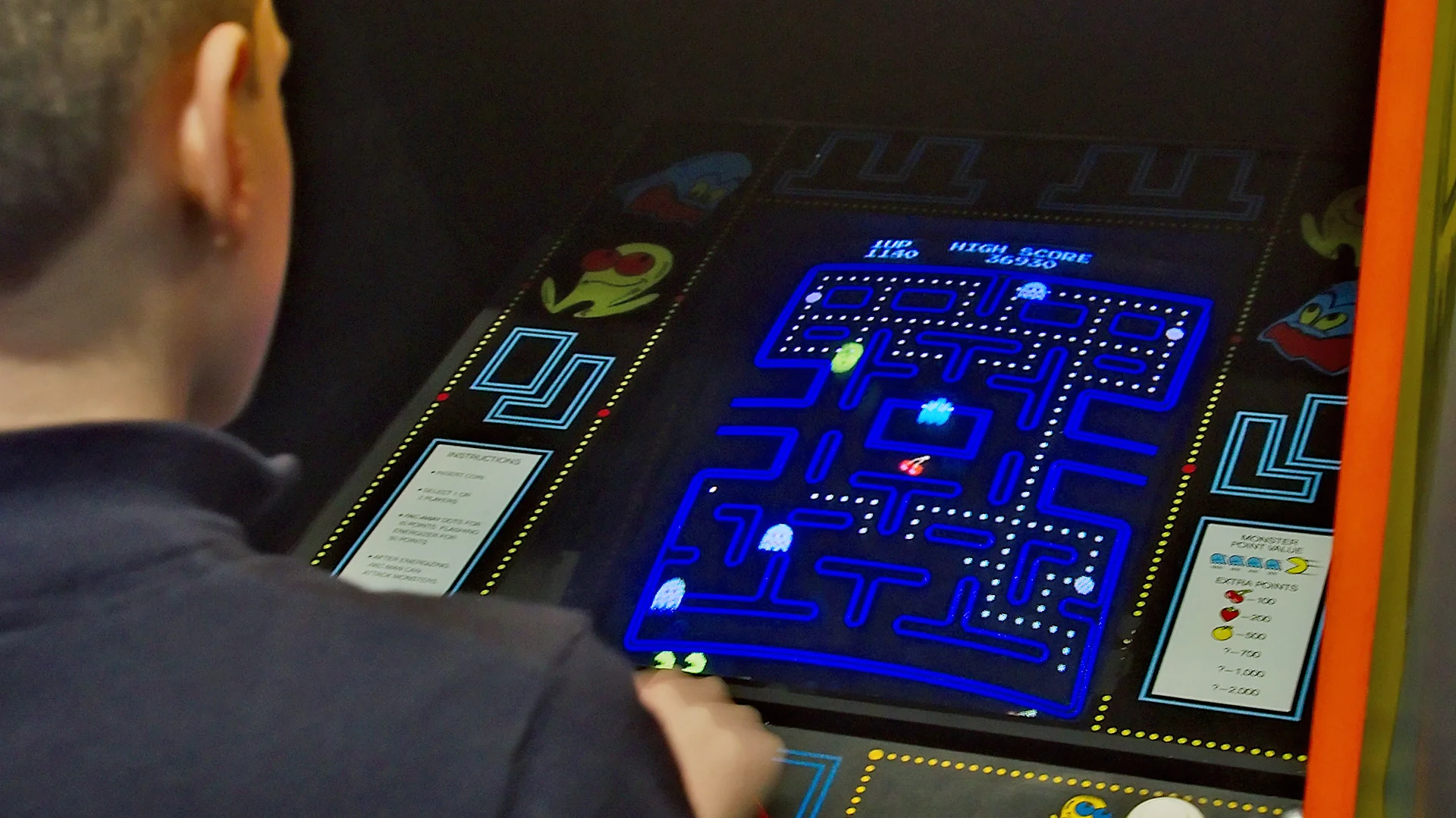 Giant Pacman Arcade Game Arcade1up Pac Man Deluxe Arcade Machine