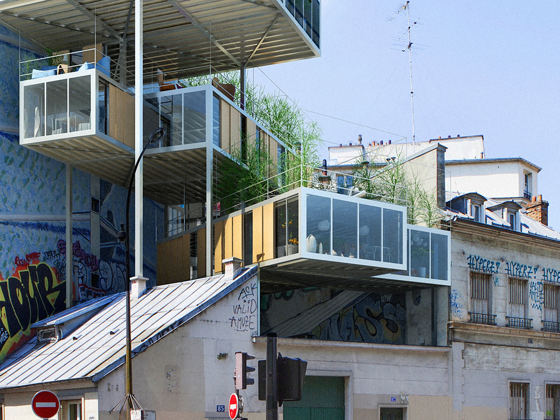 Paris Rooftop Houses Best Rooftop Bars Paris Near Eiffel Tower | Le W