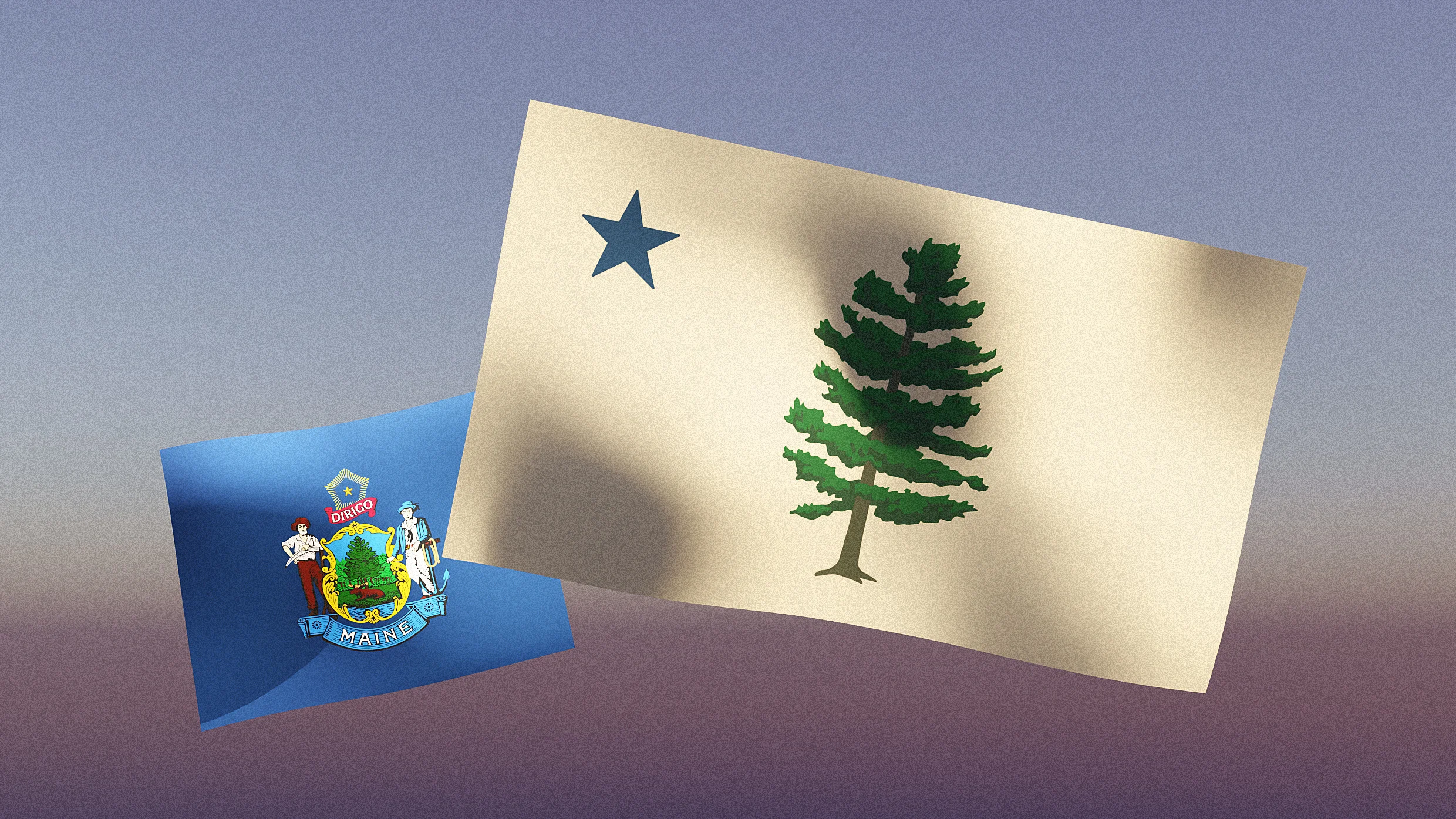 Maines State Tree Name Flag Of Maine | Meaning, Symbols, Redesign,