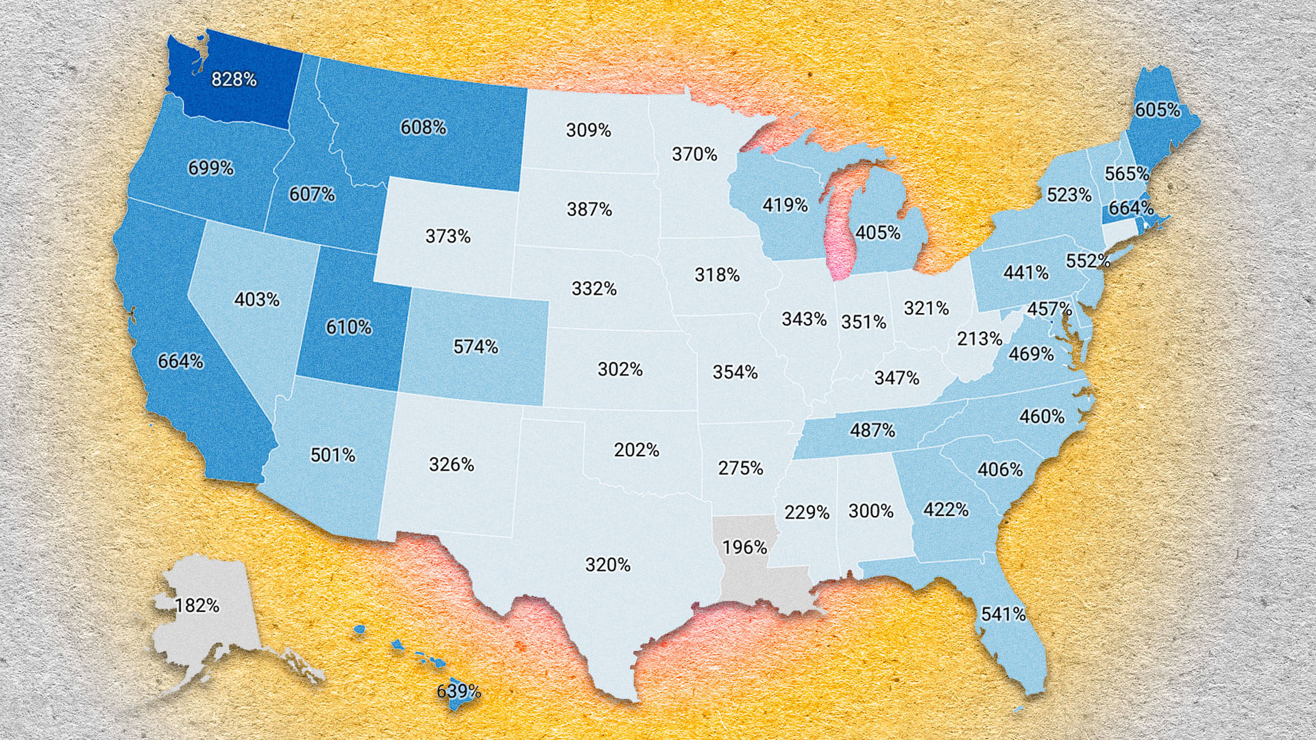 Housing market: 10 states where home prices are up more than 600% since ...
