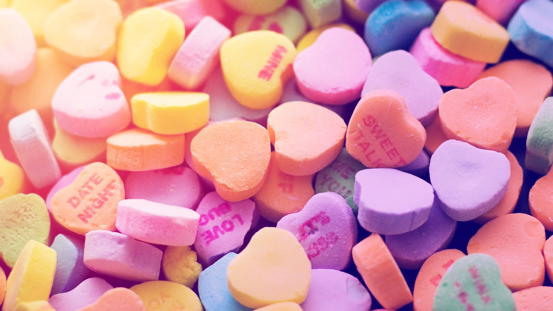 candy heart backgrounds