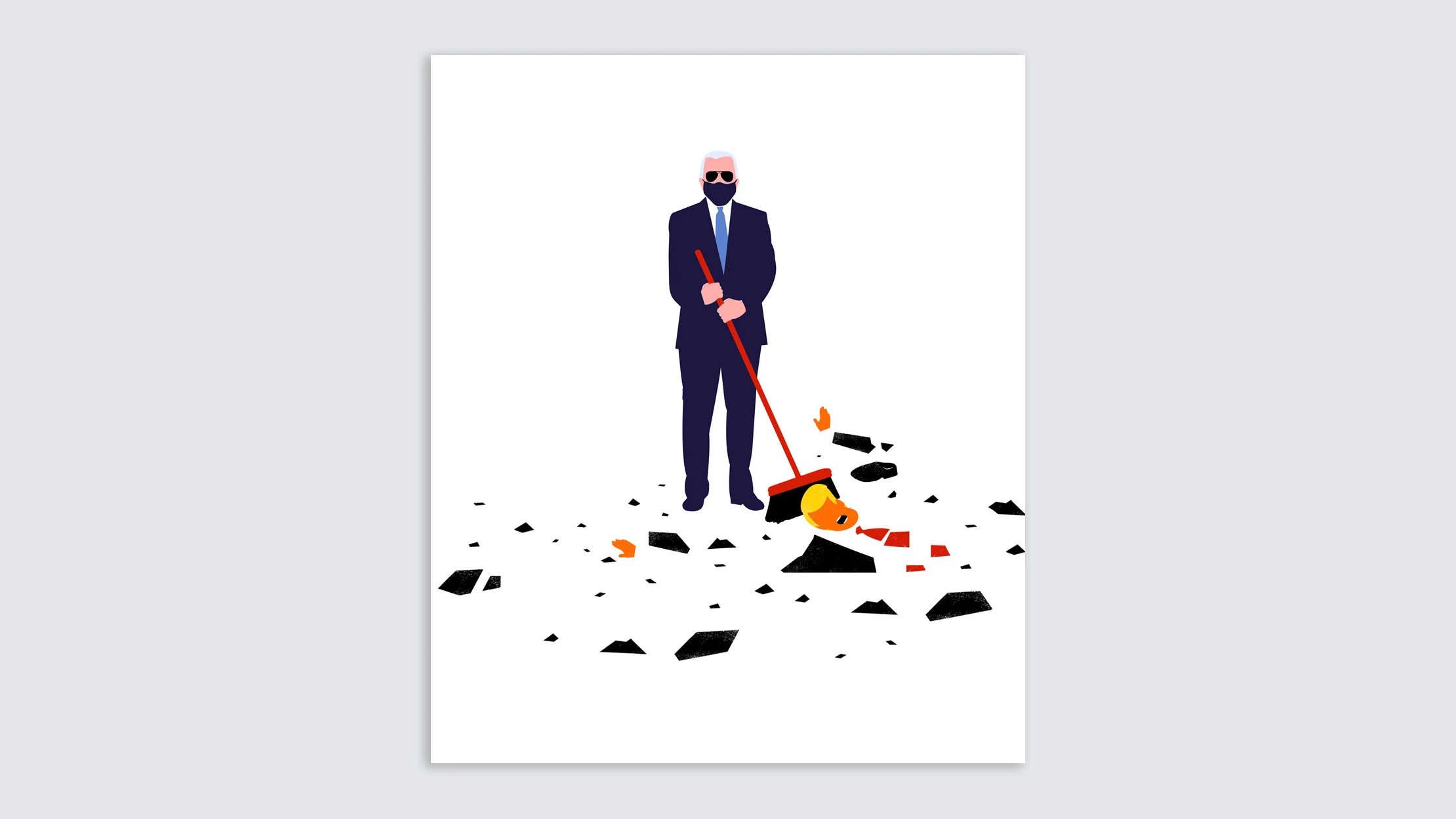 This illustrator famously satirized Trump's presidency. What will he do ...