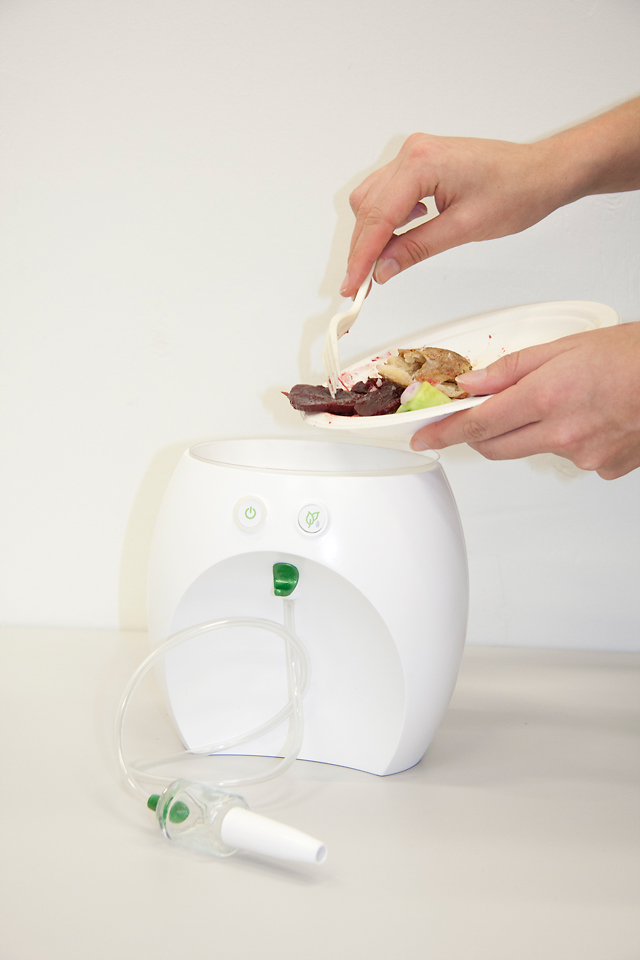 An Elegant Desktop Composter That Automatically Feeds Your Plants ...